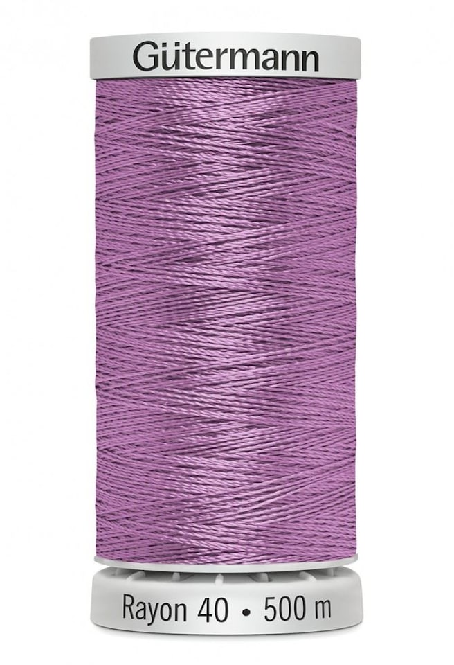 Gutermann No 40 Sulky Rayon Embroidery Thread Purple for Embroidery ...