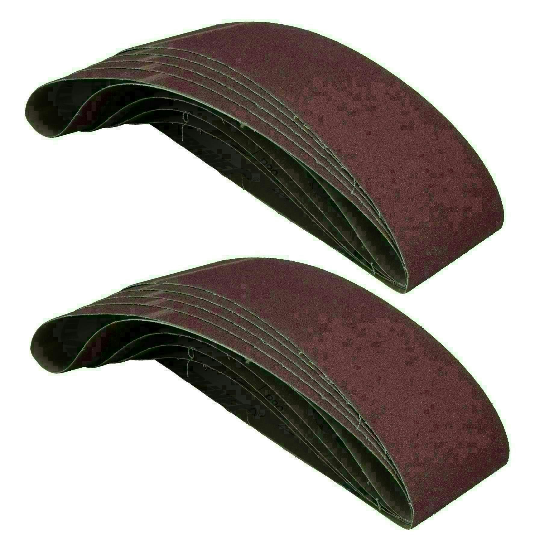 10 Pack Sanding Belts 80 Grit 915 x100mm Tool Sander Grinder Woodwork ...
