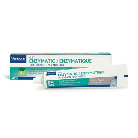 Virbac Enzymatic Toothpaste for Dogs - Poultry Flavour - 70g - Tesco ...