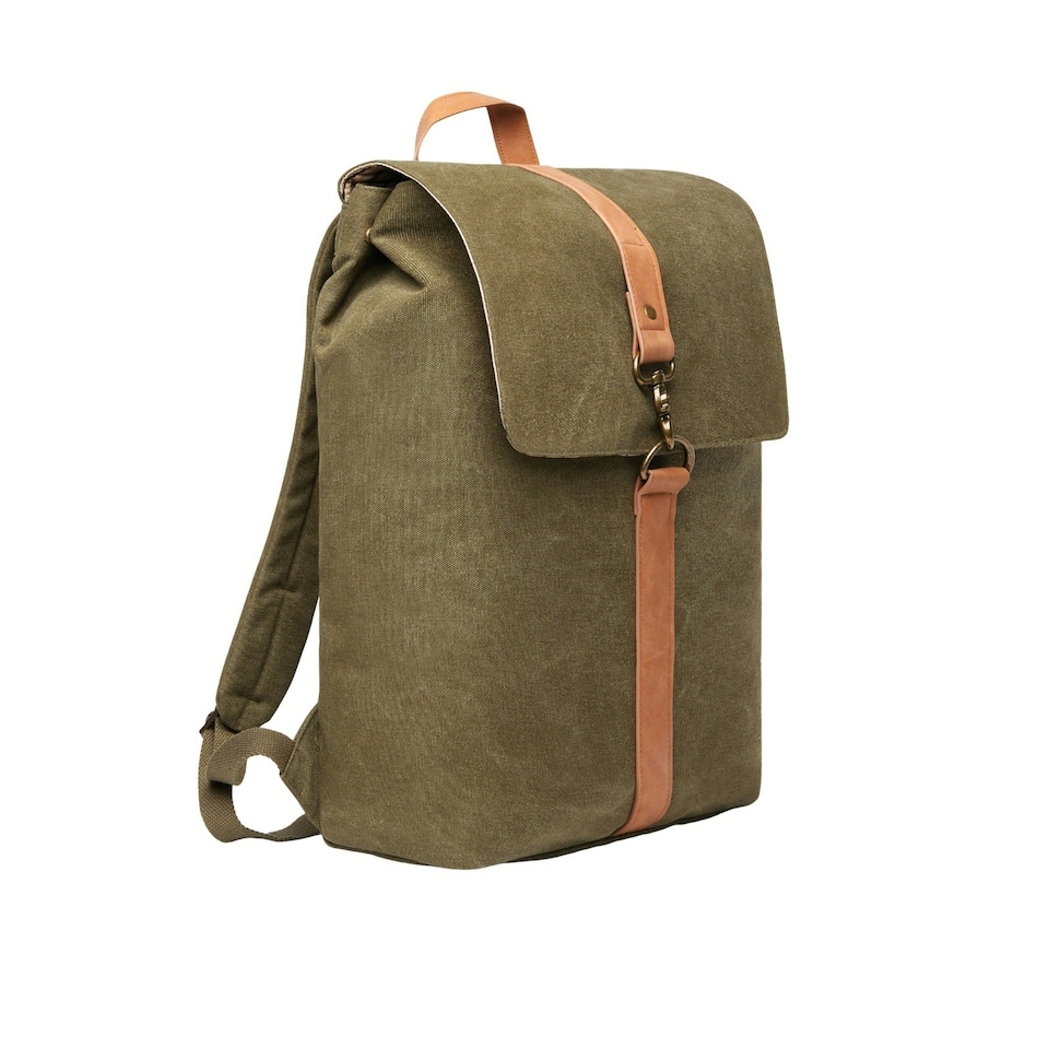 Vinga Bosler Recycled Canvas 17L Backpack - Green - One Size | Green ...