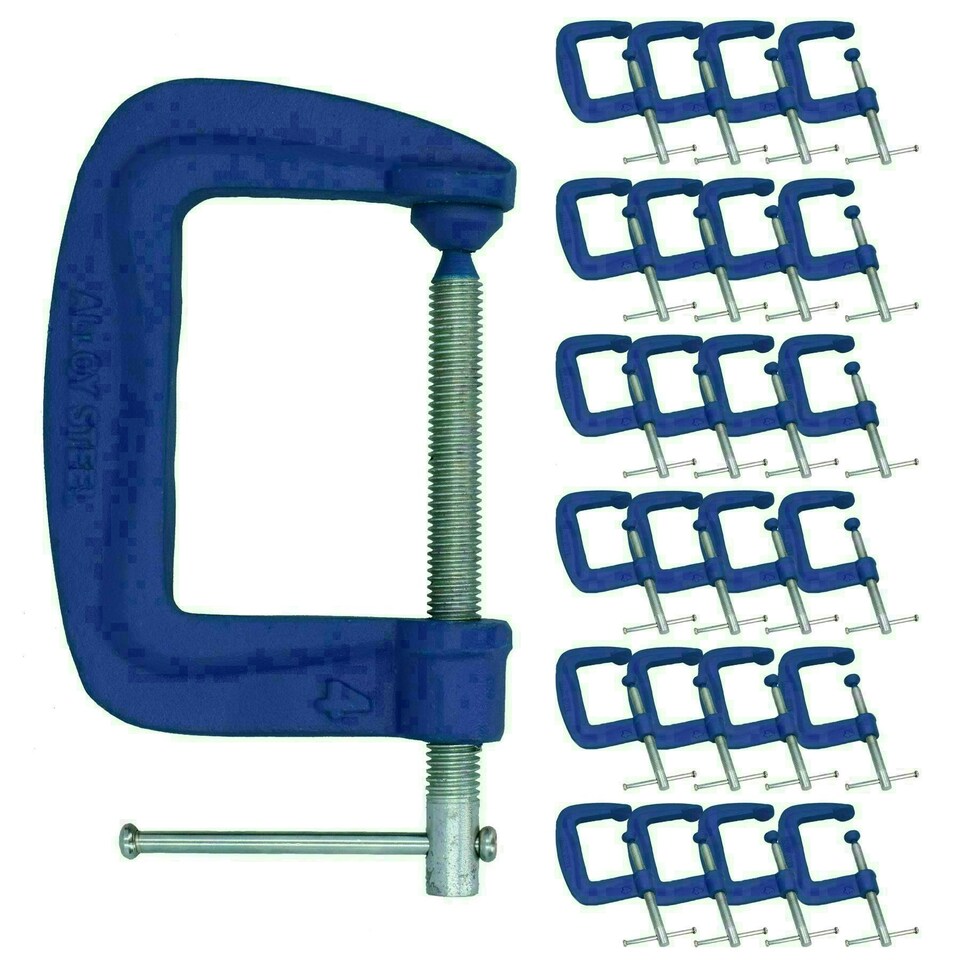 Screw G Clamp Fastener Holder Clamping For Woodworking Welding 4" 25 ...