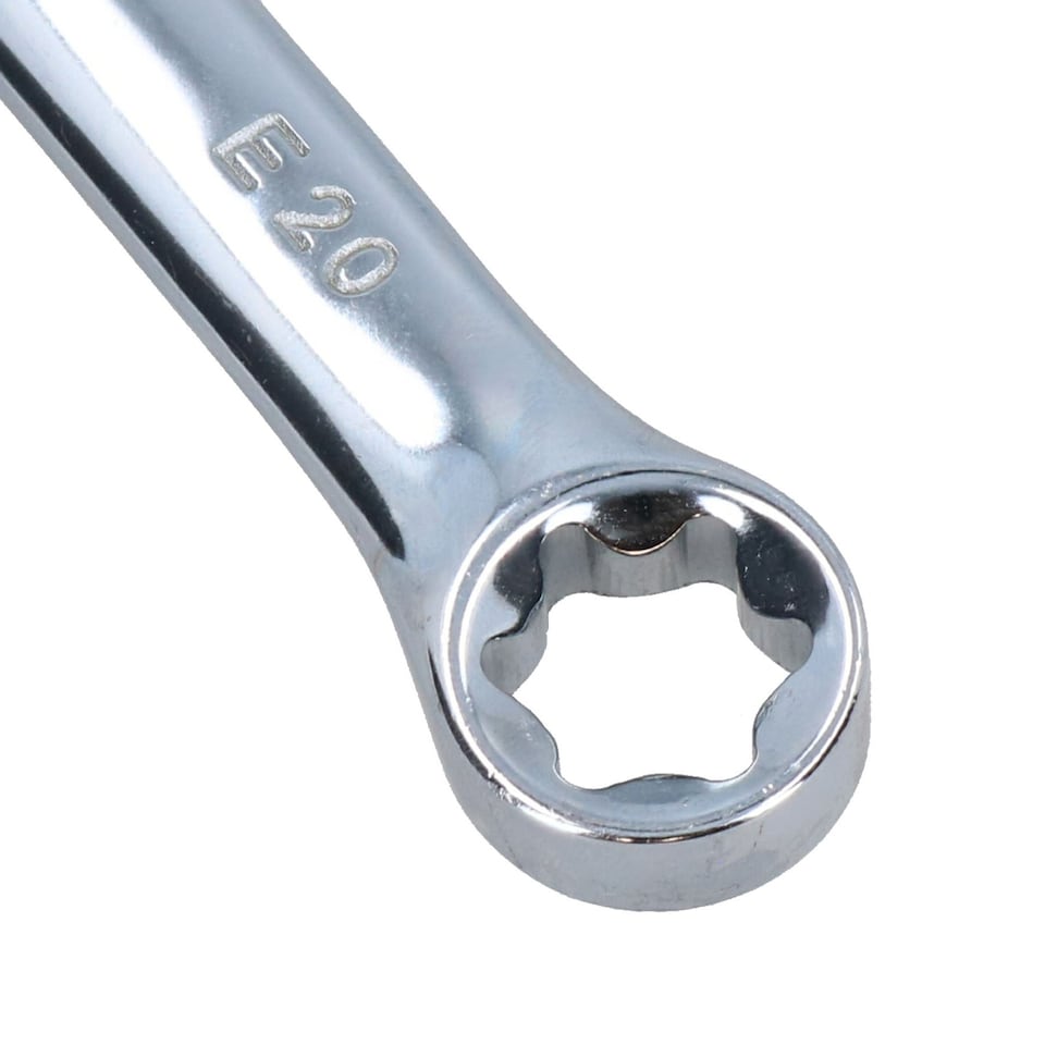 E20 x E24 Short Torx E Female Spanner Wrench Star Double Ended Box ...