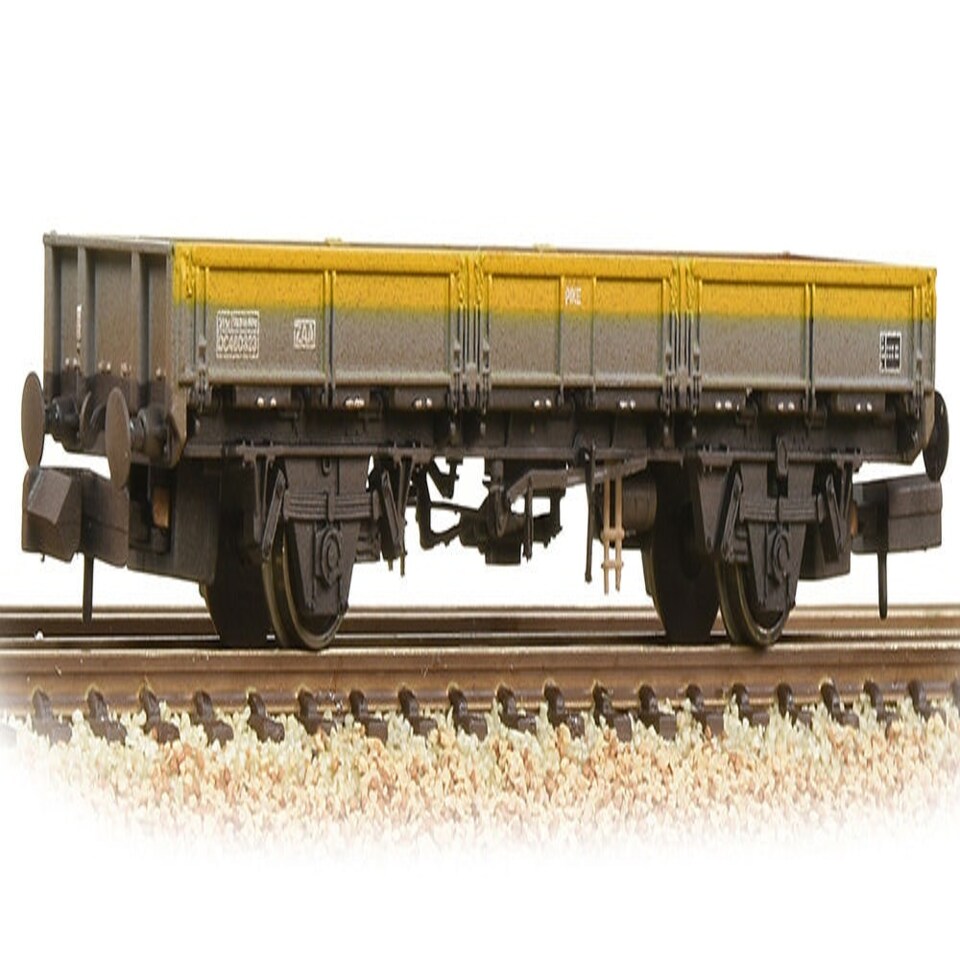 Graham Farish 31.5t ZAA Pike Wagon BR Engineers Grey/Yellow Weathered ...