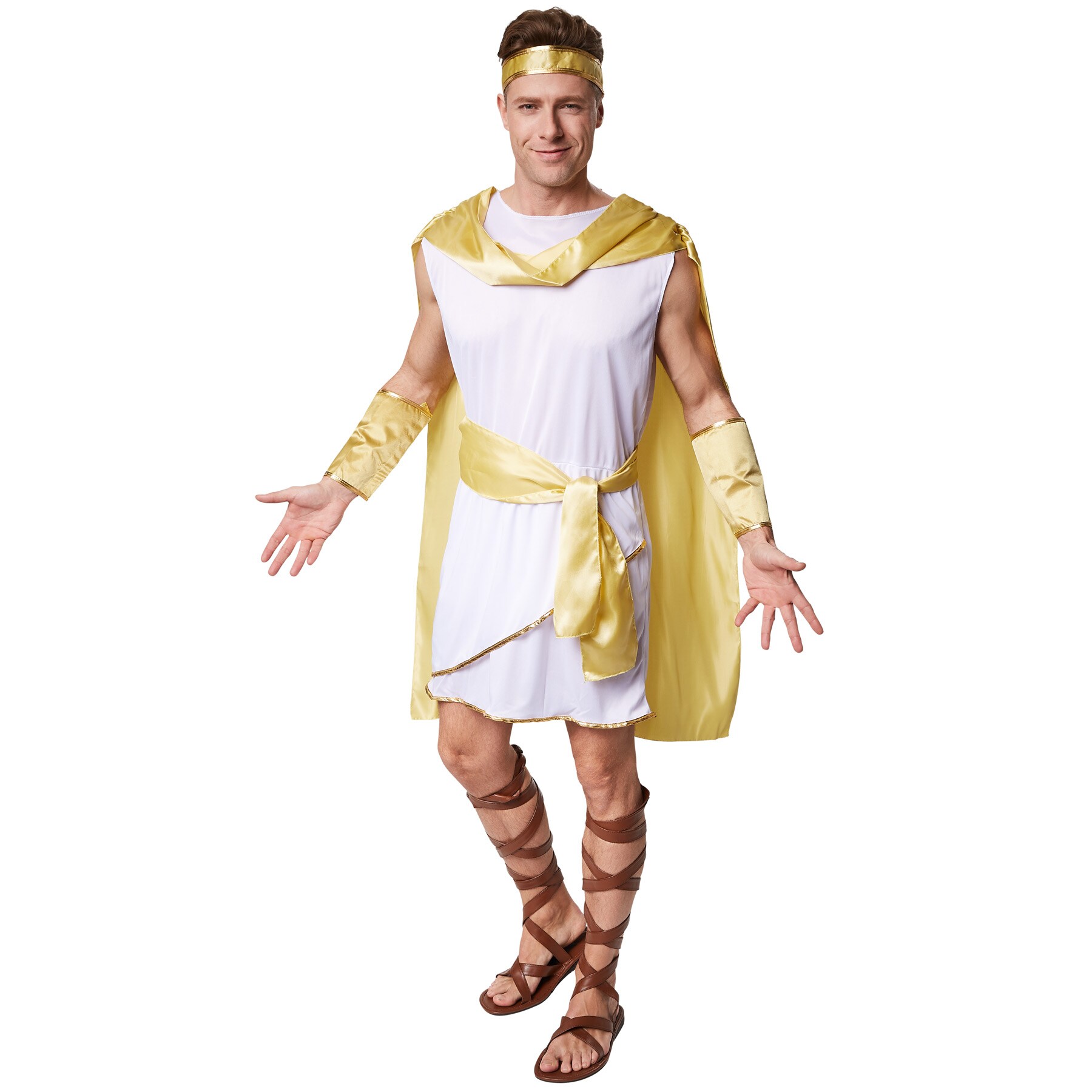 Mens Roman Ruler Augustus Costume | White | white | XL | 1 - Tesco ...