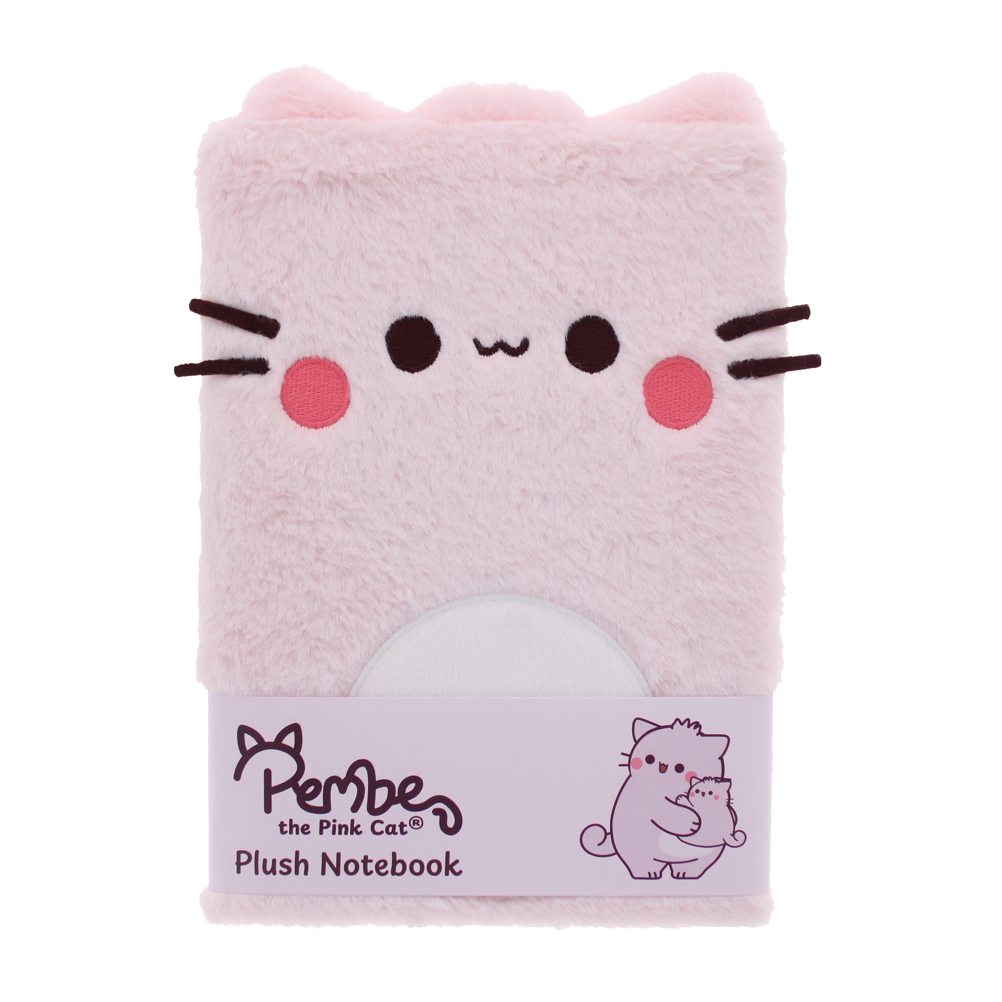 Pembe Plush Notebook - Tesco Groceries