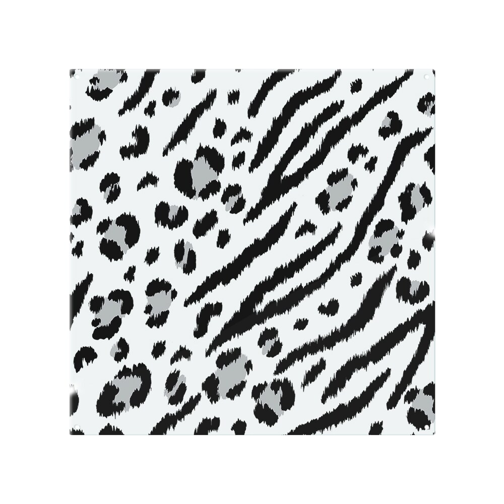 Zebra & Leopard Print Splash Back | White - Tesco Groceries