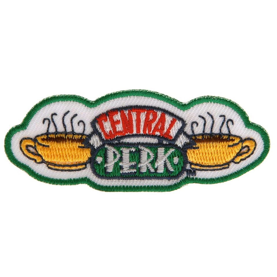 Friends Central Perk Iron On Patch - White/Green/Yellow - One Size ...