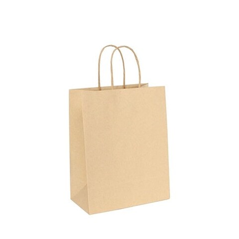 Brown Kraft Paper Bag 26cm - Pack of 10 - Tesco Groceries
