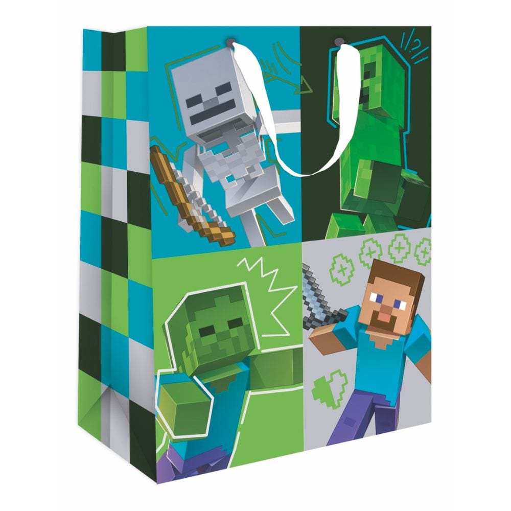 Minecraft Medium Gift Bag - Tesco Groceries