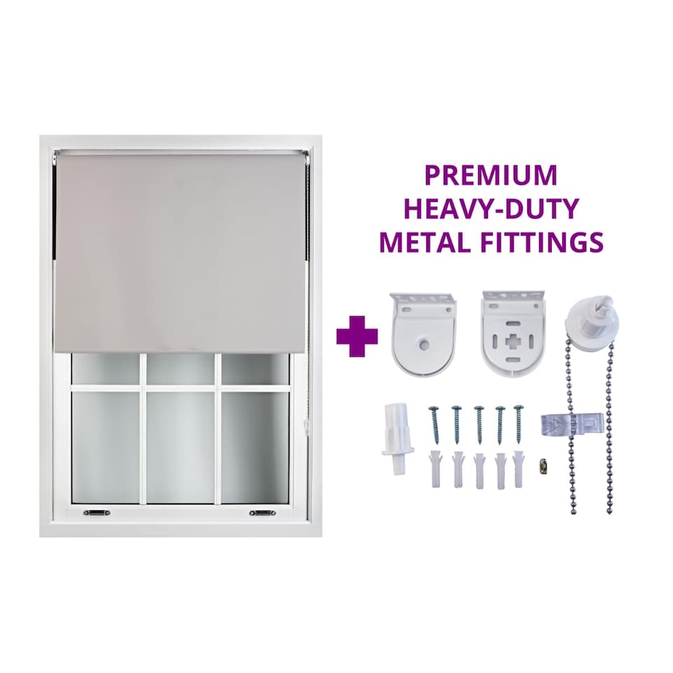 Made to Measure Blackout Roller Blind | Metal Fittings - Tesco Groceries