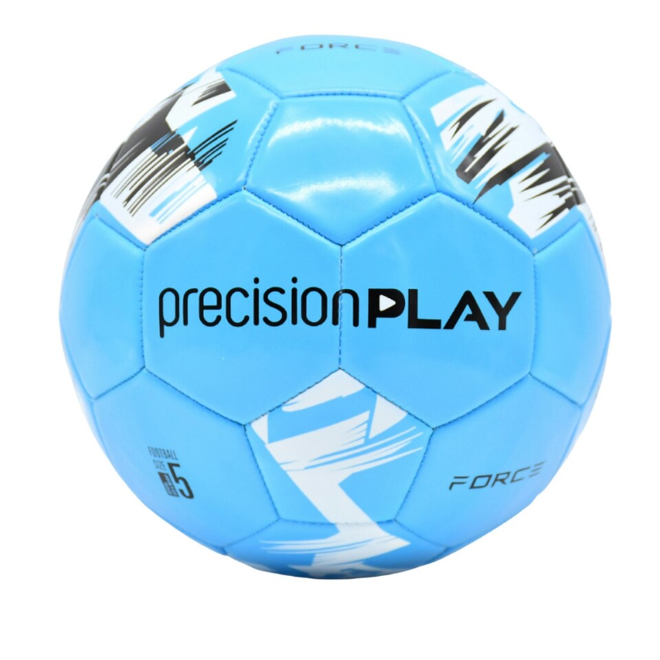 PrecisionPLAY Force Football - Fluorescent Blue/White/Black - 4 Blue ...