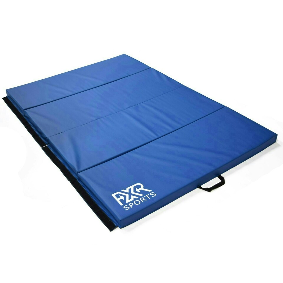8ft Blue Folding Crash Mat - Tesco Groceries