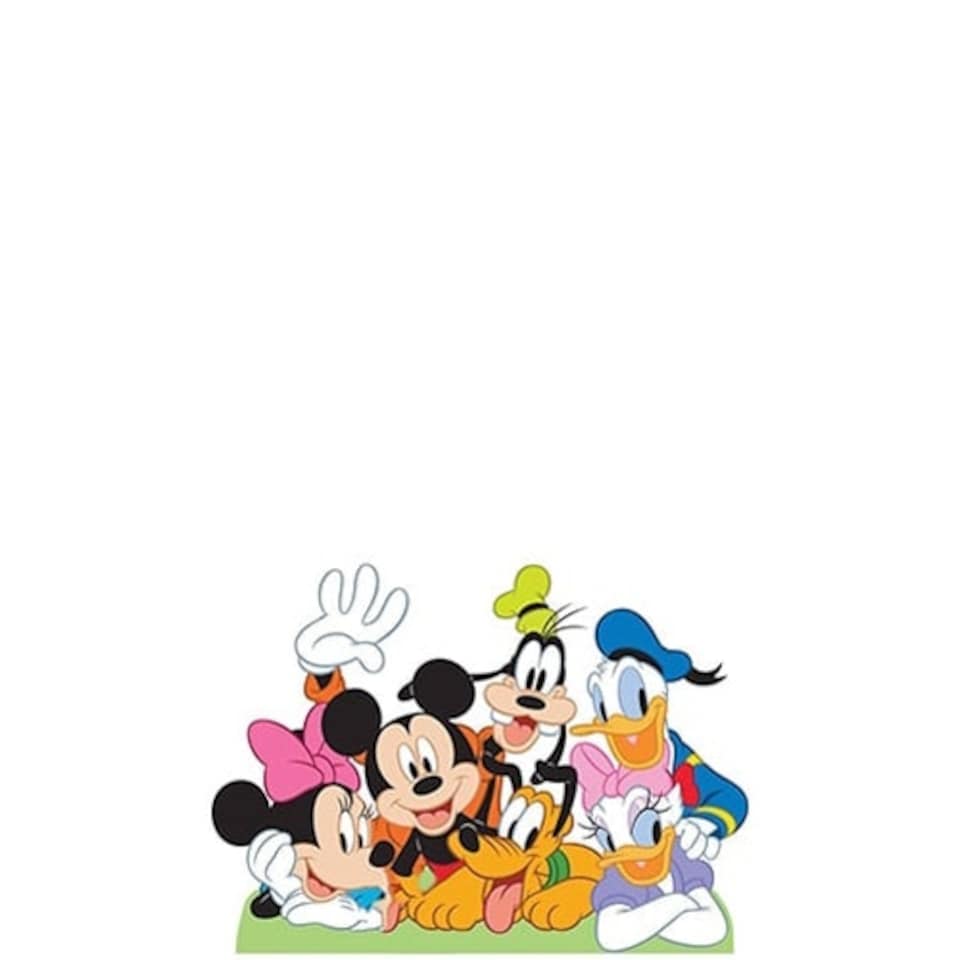 Mickey Mouse Clubhouse Group Lifesize Cardboard Cutout 99cm - Tesco ...