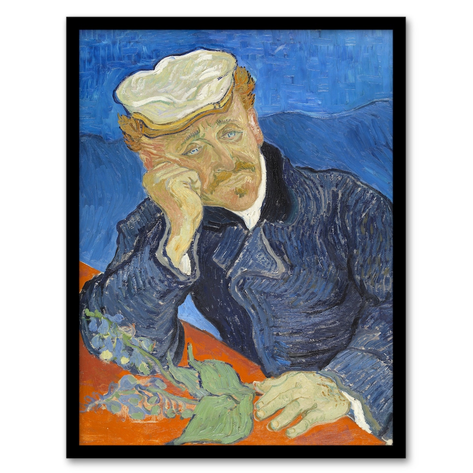 Vincent van Gogh Framed Wall Art Print Dr Paul Gachet Portrait Home ...