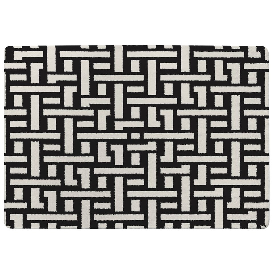 Woven Pattern Designer Rug | Multi - Tesco Groceries