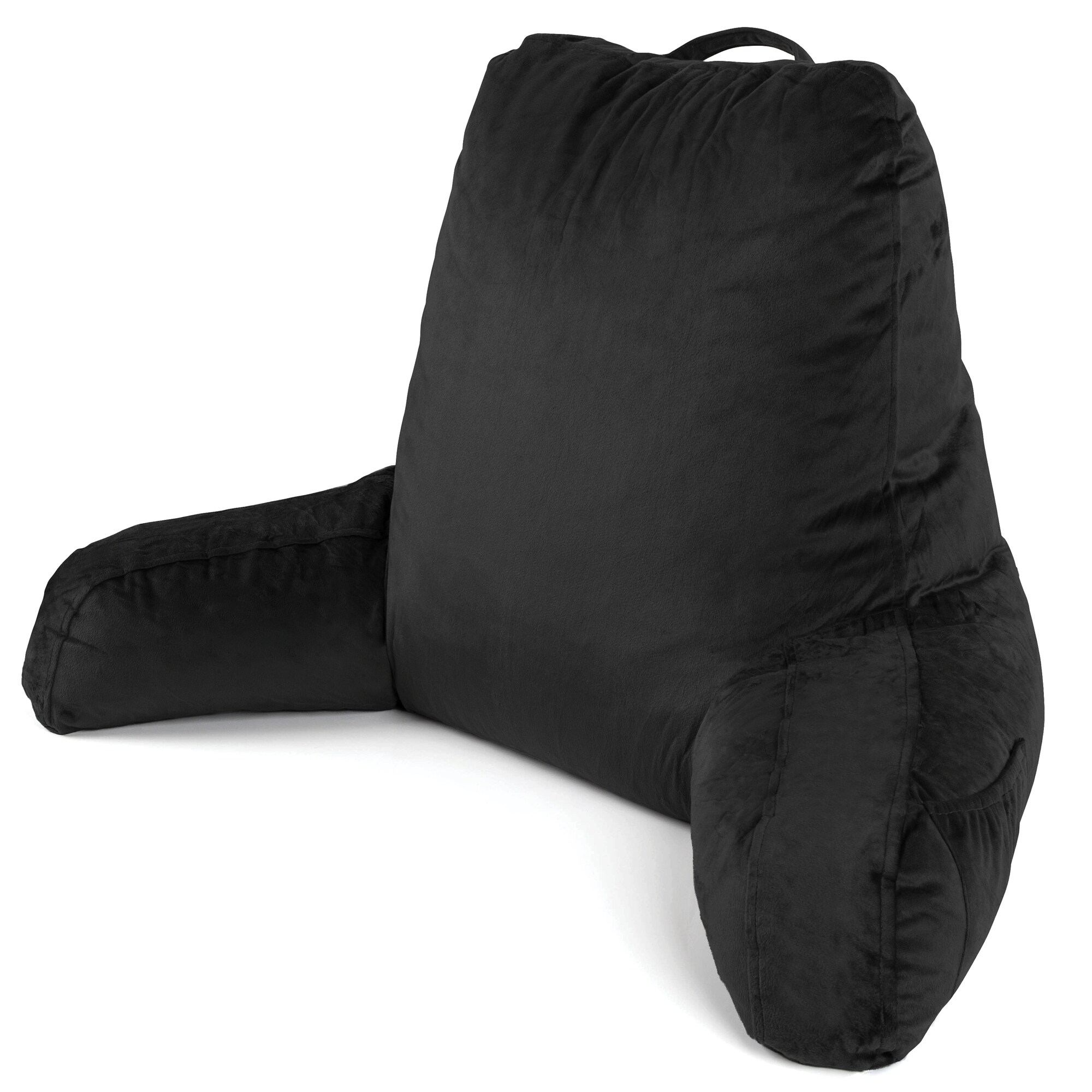 Dreamcatcher Large Black Reading Pillow, Shredded Memory Foam Cuddle ...