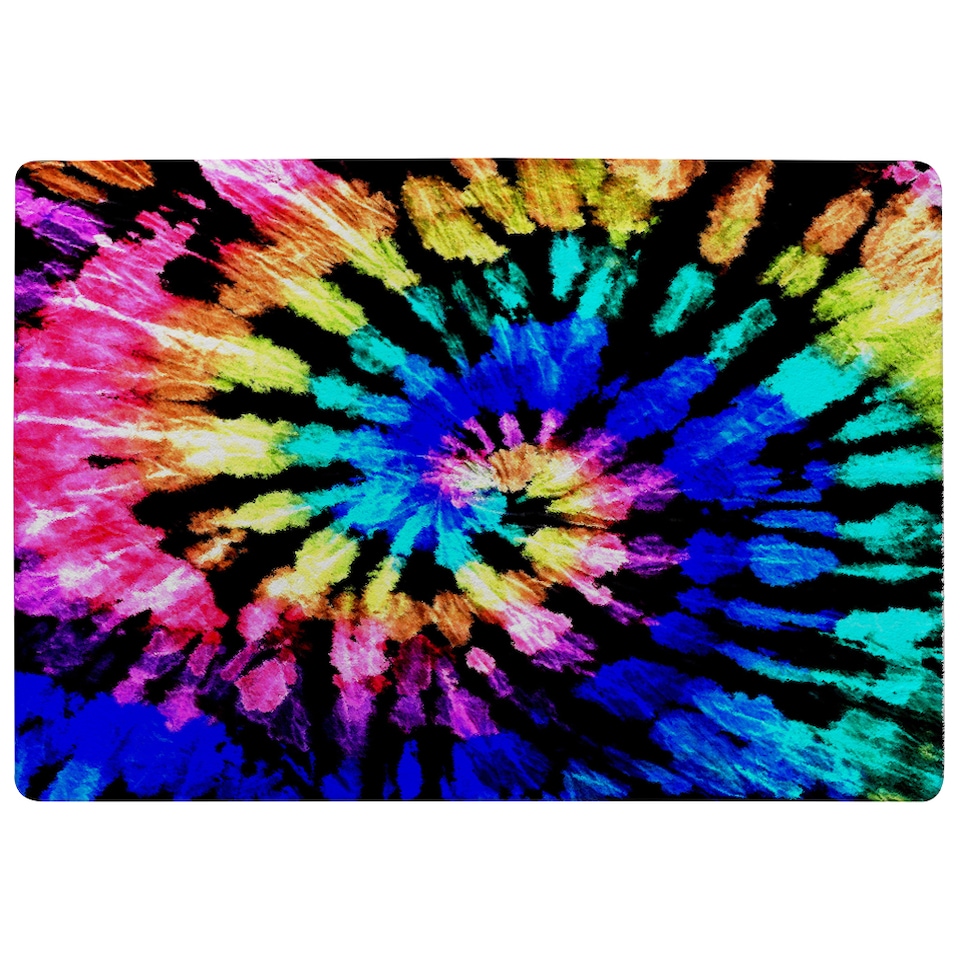 Tie Dye Pattern Rug | Multi - Tesco Groceries