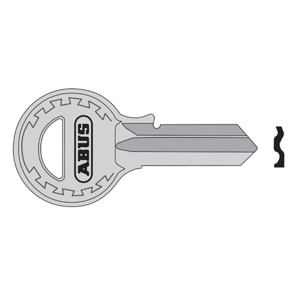 Abus Mechanical T84/40 40mm Left Hand Key Blank 08682 - Multi Colour ...