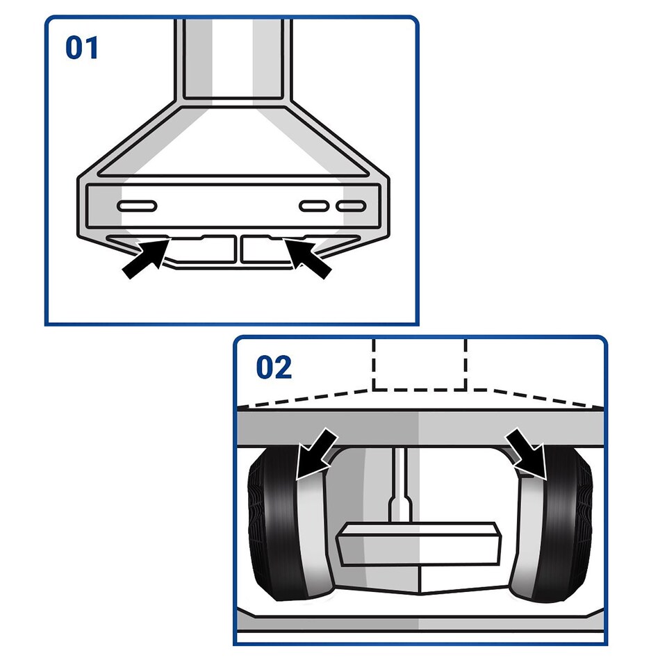SPARES2GO Carbon Filters compatible with Ignis Cooker Hood Vent ...