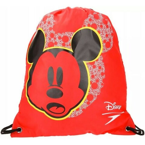 Disney Mickey Mouse Speedo Drawstring Bag - Red/Black - One Size | Red ...