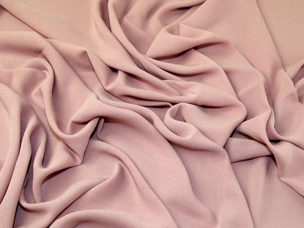 Pink Ripple Crepe Fabric for Dressmaking, 148cm / 58" Wide - per metre ...
