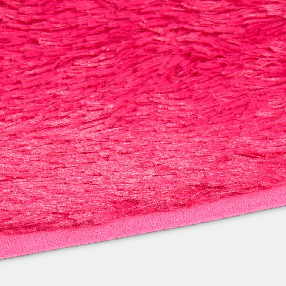 OHS Soft Fluffy Rug Anti-Slip Carpet Area Floor Mat - 80 x 150cm | Pink ...