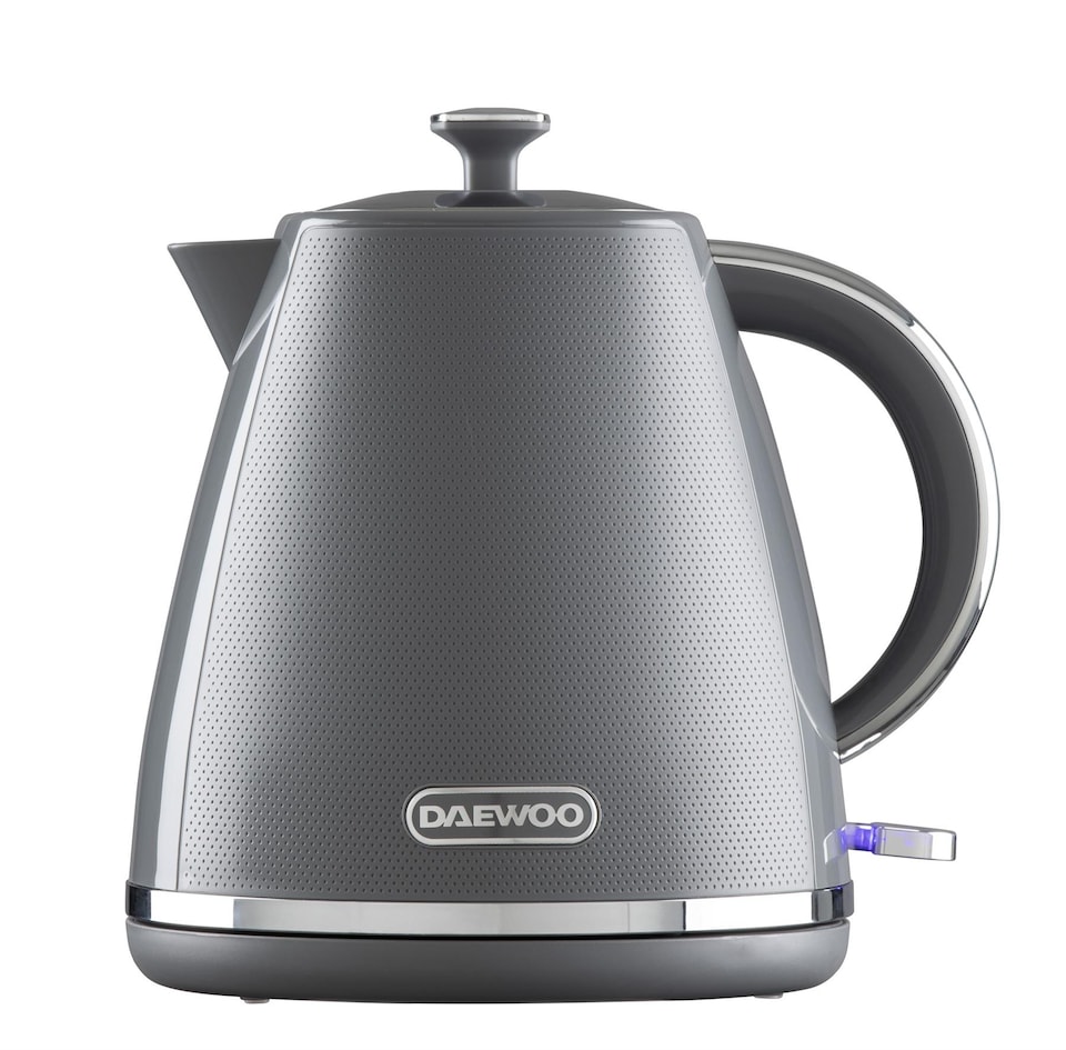 Daewoo Grey Stirling 1.7L Pyramid Kettle - Tesco Groceries