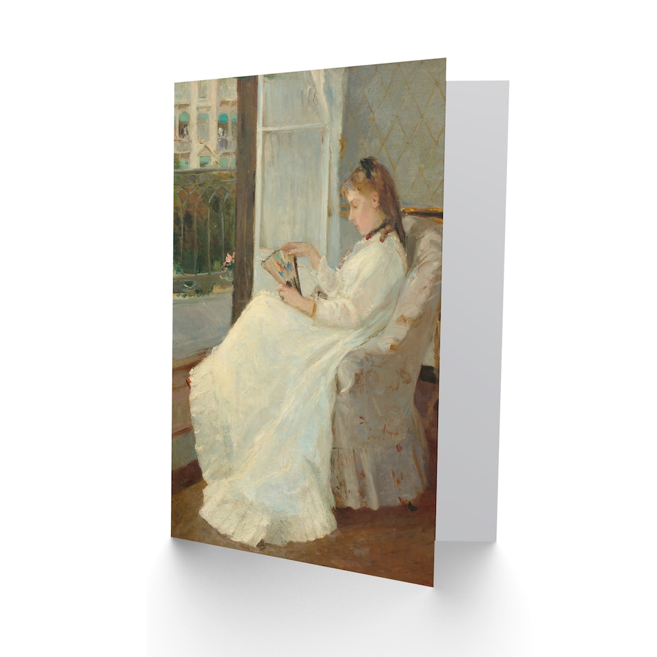 Berthe Morisot Art Card Portrait of Sister at a Window - Tesco Groceries