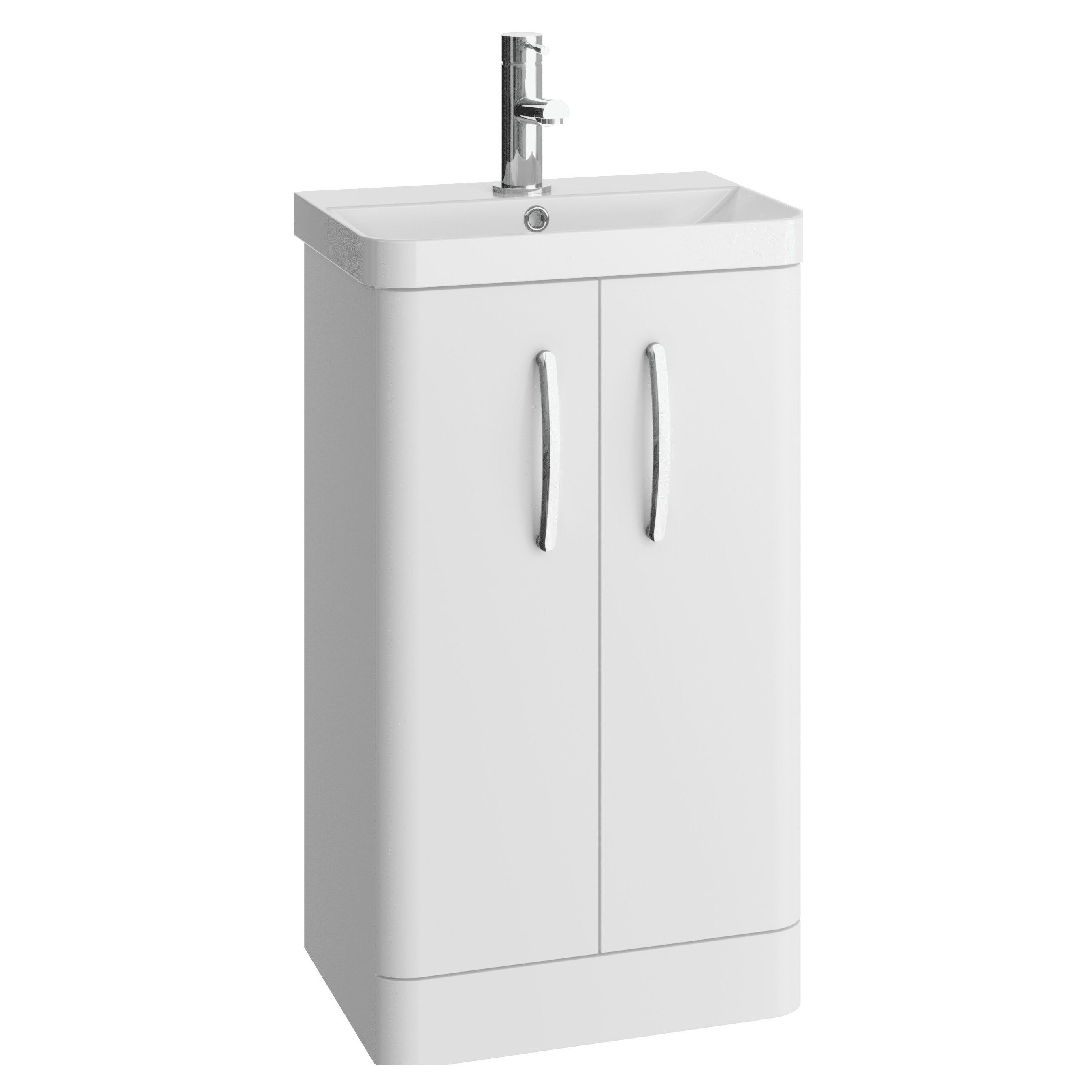 Balterley Handsacre Contemporary 2 Door Floor Standing Vanity Unit with ...