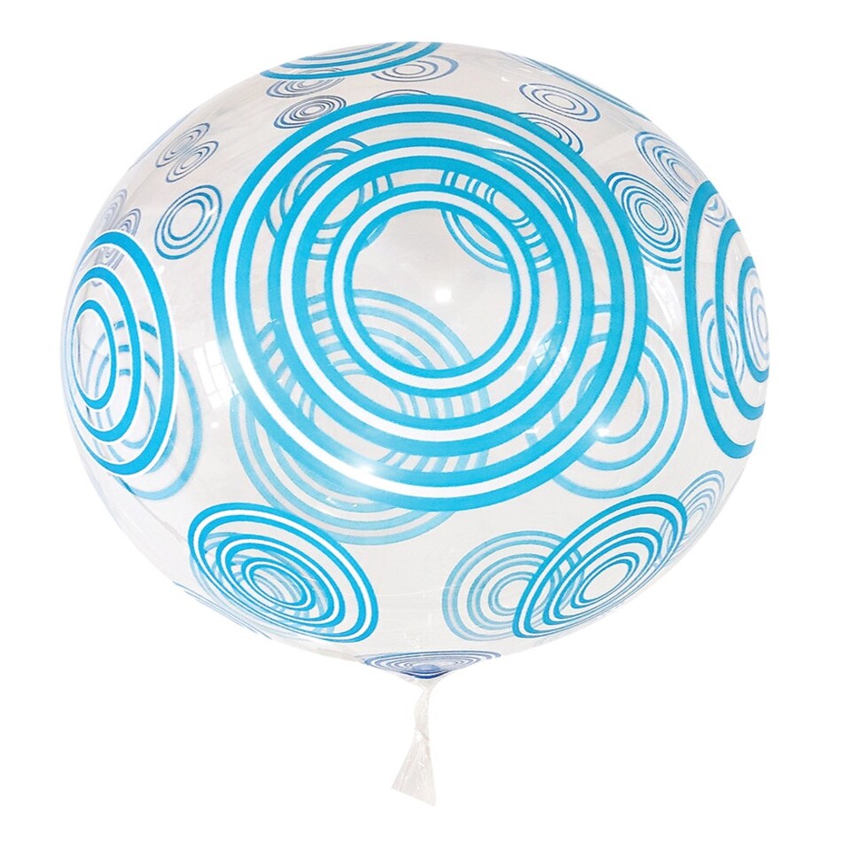 Blue Swirly 18" Vortex Balloon - Tesco Groceries