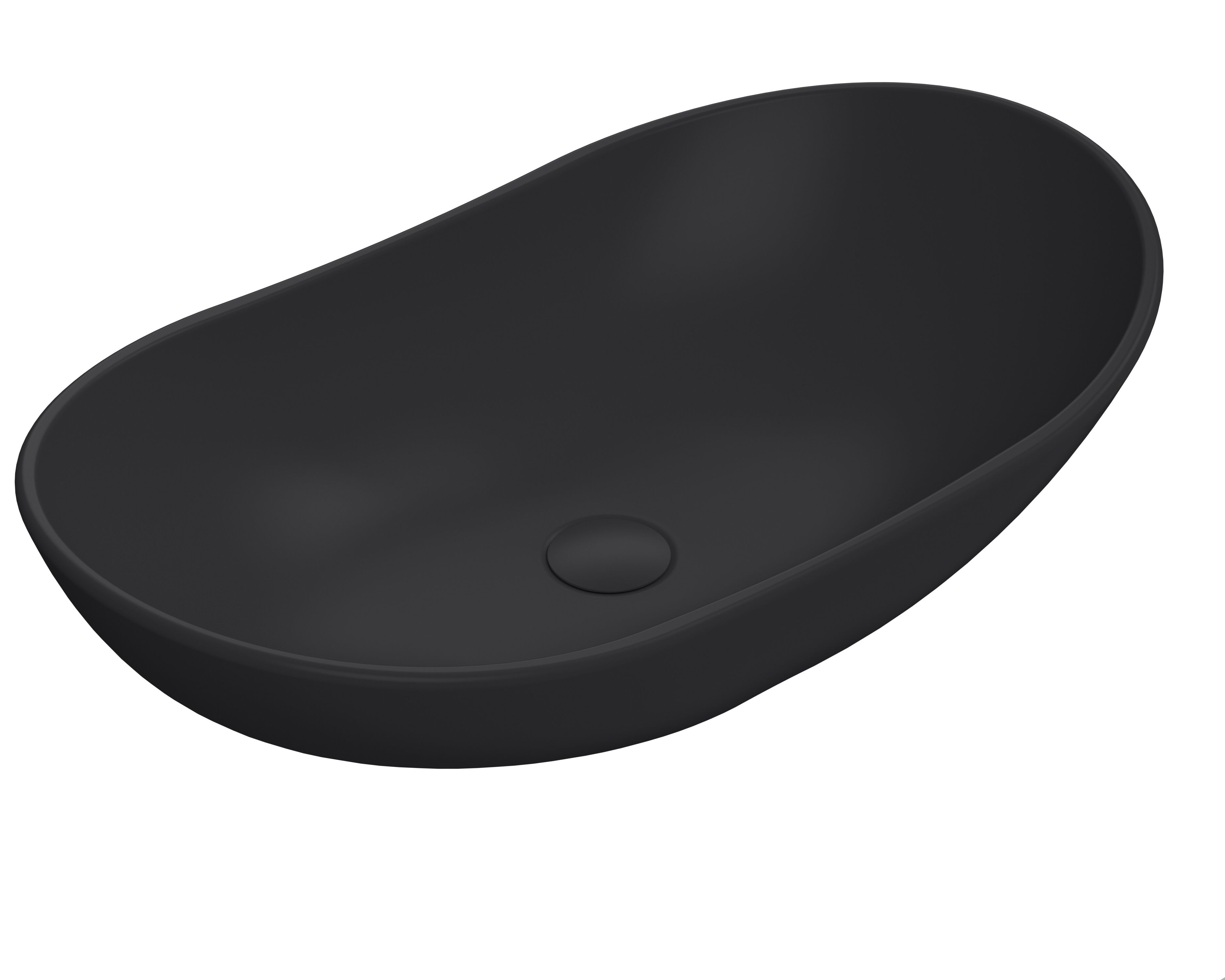 Balterley Nova Oval Countertop Vessel Basin for Bathroom & Cloakroom ...
